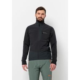 Softshellweste Jack Wolfskin "ALPSPITZE VEST M", Herren, Gr. S (48), phantom, 1. OBERSTOFF 87% POLYESTER, 13% ELASTHAN 2. OBERSTOFF 90% POLYAMID, 10% ELASTHAN FUTTER 100% POLYESTER, Westen