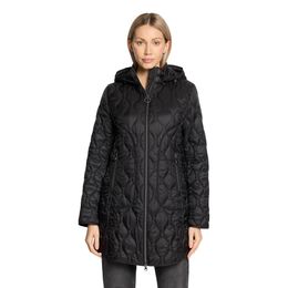 Outdoorjacke Betty Barclay "Damen mit abnehmbarer Kapuze", Damen, Gr. 36, schwarz, Obermaterial: 100% Polyamid; Futter: 100% Polyamid, tailliert, Jacken Outdoorjacke