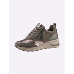 Tamaris Damen Sneaker, taupe, Größe 39