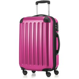 Hartschalen-Trolley Hauptstadtkoffer "Alex, in verschiedenen Farben und Größen", Damen, Gr. B/H/T: 50cm x 75cm x 30cm 119 l, pink (magenta), ABS, Polycarbonat, glänzend, Koffer
