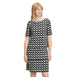Sommerkleid Betty Barclay "Damen kurzarm", Damen, Gr. 46, Normalgr&ouml;&szlig;en, bunt (dunkelblau, gr&uuml;n), Obermaterial: 95% Polyester, 5% Elasthan; Futter: 100% Polyester, gerade kurz, Rundhals, Kleider Sommerkleid