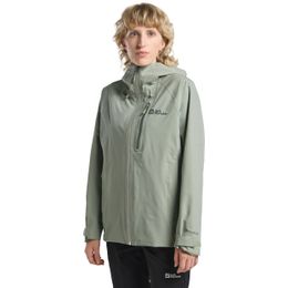 Funktionsjacke Jack Wolfskin "EAGLE PEAK 2L JKT W", Damen, Gr. XL (46), gr&uuml;n (mint, leaf), Obermaterial: 100% Polyester. Futter: 100% Polyester, Jacken Funktionsjacke