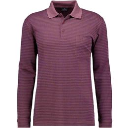 Poloshirt Ragman, Herren, Gr. XXL, bordeauxrot, Baumwollmischung, regular fit, ohne Ausschnitt, Shirts