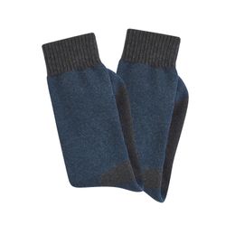 H.I.S. H.I.S Damen Langsocken "Bootsocks", Gr. 432x jeans melange, Baumwollmischung, Socken
