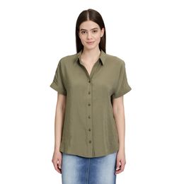Schlupfbluse Betty Barclay "Damen mit Kragen", Damen, Gr. 44, gr&uuml;n (dusty olive), Obermaterial: 84% Modal, 16% Polyester, figurumspielend normal, Blusen Schlupfbluse