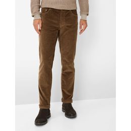 5-Pocket-Hose Brax "Style COOPER", Herren, Gr. 40, Länge 34, braun, Web, 98% Baumwolle, 2% Elasthan, Hosen 5-Pocket-Hose