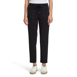 BETTY & CO Stretch-Hose BETTY & CO "Damen mit Eingrifftaschen", Damen, Gr. 38, Normalgr&ouml;&szlig;en, schwarz, Obermaterial: 53% Baumwolle, 38% Polyamid, 9% Elasthan., figurbetont 7/8-L&auml;nge, Hosen, Material