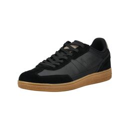 Marc O'Polo Sneaker MARC O'POLO "Marc O'Polo Sneaker Leder", Herren, Gr. 42, schwarz, braun, Leder, Schuhe Sneaker