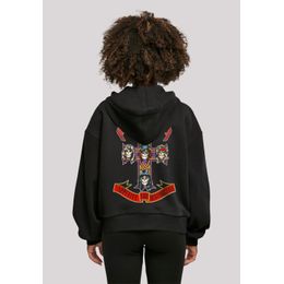Kapuzenpullover F4NT4STIC "Guns 'n' Roses Appetite For Destruction", Damen, Gr. 4XL, schwarz, Obermaterial: 100% Baumwolle, oversize, Pullover Kapuzenpullover, Print