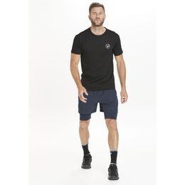 Funktionsshirt Virtus "JOKERS", Herren, Gr. 3XL, schwarz (schwarz, meliert), 86% Polyester, 10% Viskose, 4% Elasthan, unifarben, kurz, Rundhals, Shirts Funktionsshirt, mit atmungsaktiver Eigenschaft und QUICK DRY-Technologie