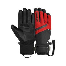 Reusch Damen Skihandschuhe "Booster GORE-TEX"schwarz, rot, Gr. 10, unifarben, 70% Polyester, 27% Polyurethan, 3% Elasthan, Handschuhe, mit