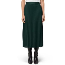 Maxirock Zero "Damen mit elastischem Bund", Damen, Gr. 40, gr&uuml;n forest, Cr&ecirc;pe, Obermaterial: 100% Polyester, unifarben, figurbetont lang, R&ouml;cke Maxirock, Falten