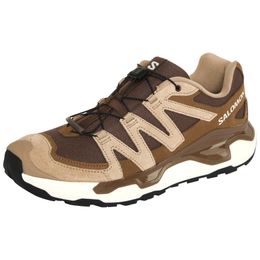 Sneaker Salomon "XC ROAM LTR", Herren, Gr. 43, schwarz earth, kelp, vanilla ice, Leder, Textil, Schuhe Sneaker