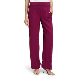 Stoffhose Vera Mont "Damen mit Eingrifftaschen", Damen, Gr. 38, Normalgr&ouml;&szlig;en, sweet berry, Cr&ecirc;pe, Obermaterial: 95% Polyester, 5% Elasthan; Futter: 100% Polyester, gerade lang, Hosen Stoffhose
