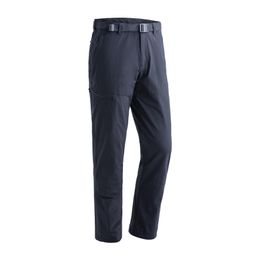 Outdoorhose Maier Sports "Nil Winter", Herren, Gr. 26, Kurzgr&ouml;&szlig;en, blau (dunkelblau), 90% Polyamid, 10% Elasthan, Hosen Outdoorhose, Herren Winter Wanderhose, Funktionshose mit Netzinnenfutter