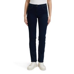 Slim-fit-Jeans Betty Barclay "Damen mit aufgesetzten Taschen", Damen, Gr. 34, Normalgr&ouml;&szlig;en, blau (dunkelblau), Obermaterial: 64% Baumwolle, 29% Polyester, 7% Elasthan, Basic, skinny fit, Jeans Slim-fit-Jeans