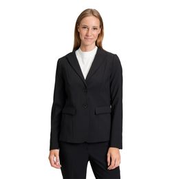 Kurzblazer Betty Barclay "Damen langarm", Damen, Gr. 48, schwarz, Obermaterial: 86% Polyester, 14% Elasthan; Futter: 100% Polyester, tailliert normal, Blazer Kurzblazer, Form