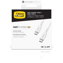 Otterbox USB-Kabel "Standard USB-C zu USB-C PD-Kabel 1m", 100cmcm, wei&szlig;, Kabel