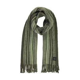Lerros Damen Schal "Lerros Mehrfarbig-gestreifter Herrenschal"nordic olive, Kunstfaser, Modet&uuml;cher
