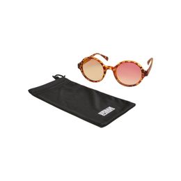Urban Classics Damen Sonnenbrille "Urban Classics Unisex Sunglasses Retro Funk UC"braun leo, ros&eacute;, Sonnenbrillen