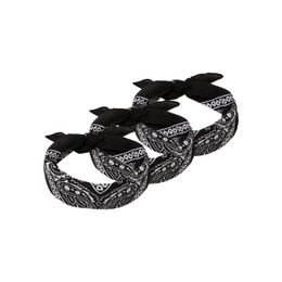 Urban Classics Damen Loop "Urban Classics Unisex Bandana 3-Pack"schwarz, Baumwolle, Modetücher