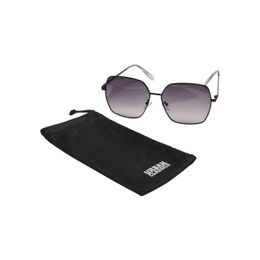 Urban Classics Damen Sonnenbrille "Urban Classics Unisex Sunglasses Indiana"schwarz, schwarz, Sonnenbrillen