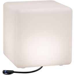 LED W&uuml;rfel Paulmann, B:30cm H:30cm T:30cm, wei&szlig;, Leuchten, "Plug & Shine", LED-Modul, IP67 3000K 24V