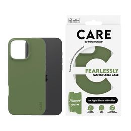 Handyh&uuml;lle "Fearlessly Fashionable Case f&uuml;r Apple iPhone 16 Pro Max", B:11cm H:1,9cm T:19,6cm, gr&uuml;n, CARE BY PANZERGLASS, H&uuml;llen, Backcover,