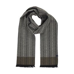 Lerros Damen Wollschal "Lerros Herrenschal mit Fischgrat-Muster"light coffee, Viskosemischung, Modet&uuml;cher