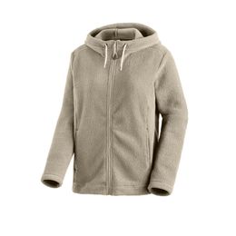 Fleecejacke Maier Sports "Racka W", Damen, Gr. 40, beige, 100% Polyester, Jacken Fleecejacke, Damen Fleece, funktioneller Midlayer, Full-Zip