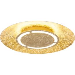 Globo LIGHTING LED Deckenleuchte "TABEA", 1 Stk., gold, Wohnzimmer, Leuchten, Deckenlampe, Wohnbereich, Schlafzimmer