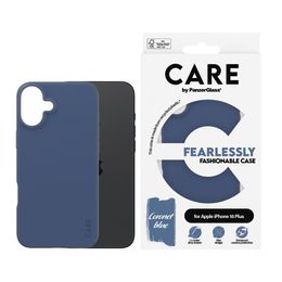 Handyh&uuml;lle "Fearlessly Fashionable Case f&uuml;r Apple iPhone 16 Plus", B:11cm H:1,8cm T:19,5cm, blau, CARE BY PANZERGLASS, H&uuml;llen, Backcover,