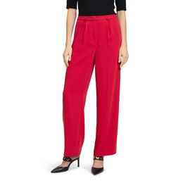 BETTY & CO BETTY & CO Damen Anzughose "Damen mit Bundfalten", rot, Gr. 44, Obermaterial: 100% Polyester, Hosen, Material