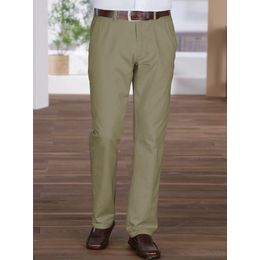 Dehnbund-Hose CLASSIC, Herren, Gr. 24, Unterbauchgr&ouml;&szlig;en, gr&uuml;n (schilf), 100% Baumwolle, unifarben, lang, Hosen
