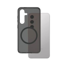 Handyh&uuml;lle "Magnetic QI Compatible Smokey Case f&uuml;r Samsung Galaxy S25", B:11cm H:2,5cm T:20cm, transparent, CARE BY PANZERGLASS, H&uuml;llen, Backcover,