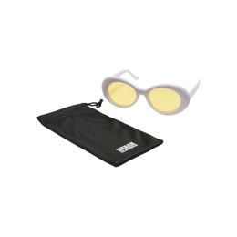 Urban Classics Damen Sonnenbrille "Urban Classics Unisex 2 Tone Sunglasses"wht, yel, Sonnenbrillen