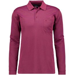 Poloshirt Ragman, Herren, Gr. XXL, beere, 620, Baumwollmischung, regular fit, ohne Ausschnitt, Shirts