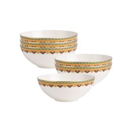 Villeroy & Boch VILLEROY & BOCH Schale "Dessertschalen Samarkand Mandarin 240 ml 6er Set bunt", B/H/L: 13cm, bunt, Sch&uuml;sseln