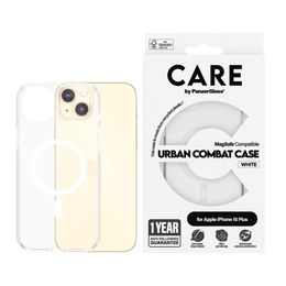Handyh&uuml;lle "Urban Combat Case mit MagSafe f&uuml;r Apple iPhone 15 Plus", B:11cm H:2cm T:19,5cm, wei&szlig;, CARE BY PANZERGLASS, H&uuml;llen, Backcover,
