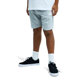 Bermudas Quiksilver "Easy Day", Jungen, Gr. 8, grau (light grau heather), 55% Baumwolle, 45% Polyester, Hosen Bermudas