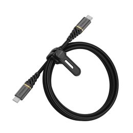 Otterbox USB-Kabel "verst&auml;rktes, umflochtendes Premium USB-C Kabel", 100cmcm, schwarz, Kabel, Ladekabel f&uuml;r iPhone und iPad, Ultra-Robust und flexibel