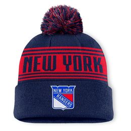 Fanatics Damen Bommelmütze "Fanatics Mütze New York Rangers A/ Beanie Cuff W/Pom"mehrfarbig, 100% Polyacryl, Mützen