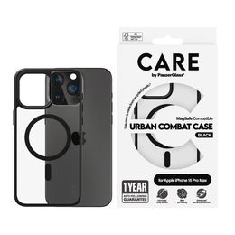 Handyh&uuml;lle "Urban Combat Case mit MagSafe f&uuml;r Apple iPhone 15 Pro Max", B:11cm H:2cm T:19,7cm, schwarz, CARE BY PANZERGLASS, H&uuml;llen, Backcover,