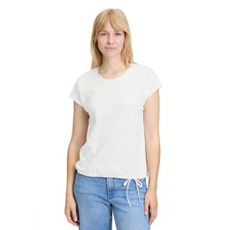 Kurzarmshirt Betty Barclay "Damen mit Tunnelzug", Damen, Gr. 36, wei&szlig;, Obermaterial: 100% Baumwolle, figurumspielend normal, Rundhals, Shirts, Material