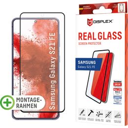 Displex Displayschutzfolie "Displex Real Glass FC für Samsung Galaxy S21 FE", transparent, Displayfolien