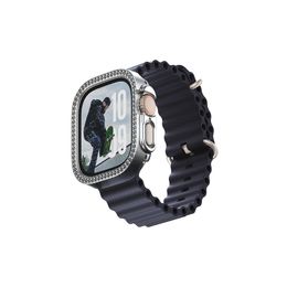 Handyh&uuml;lle "Bling Bumper f&uuml;r Apple Watch Ultra 2", B:13cm H:2cm T:10cm, silber, SAFE BY PANZERGLASS, H&uuml;llen, Backcover, Schutzh&uuml;lle,