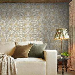Vliestapete "Pimpernel Spring Breeze", mehrfarbig, H:10m L:10m, Vlies, WILLIAM MORRIS AT HOME, Tapeten, Design Tapeten