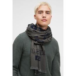 CAMP DAVID Damen Strickschalschwarz forest, Material: 77% Baumwolle, 23% Viskose, Modet&uuml;cher
