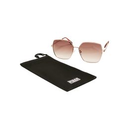 Urban Classics Damen Sonnenbrille "Urban Classics Unisex Sunglasses Indiana"gold, braun, Sonnenbrillen