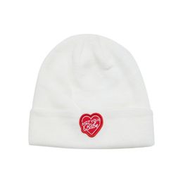 MisterTee Damen Beanie "MisterTee Not Your Babe Beanie"wei&szlig;, Kunstfaser, M&uuml;tzen